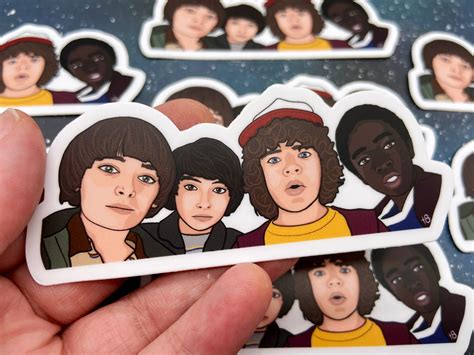 Repop Ts Vinyl Decal Will Mike Dustin And Lucas Stranger Things