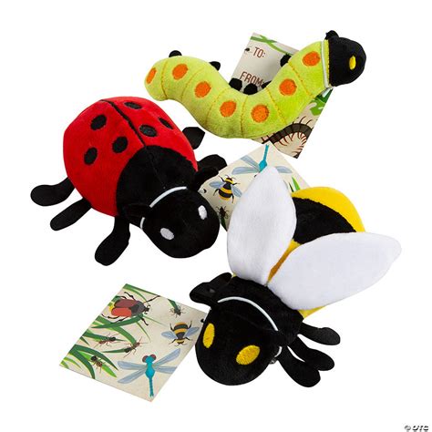 Plush Bugs With Card Oriental Trading