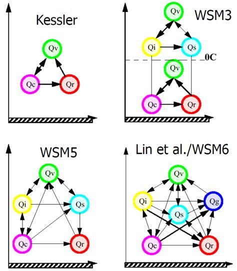 Microphysics Parameterization Schemes Mixing Ratios Q V Water Vapor Download Scientific