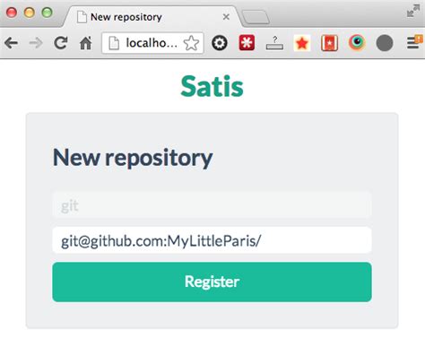GitHub Project Satisfy Satisfy Satis Composer Repository Manager With A Web UI
