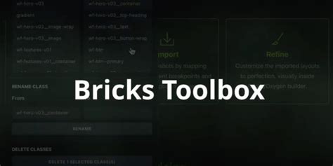 bricks toolbox builder plugins