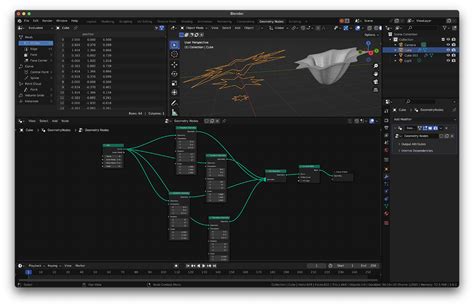 Geometry Nodes How To Make A Surface From Bridge Between Generated