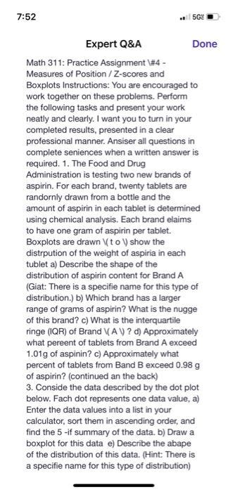 Solved Expert Qanda Done Math 311 Practice Assignment 14