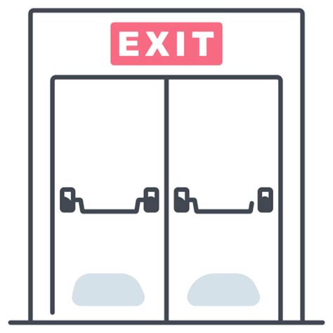 Exit Door Free Cinema Icons Exit Door Free Cinema Icons