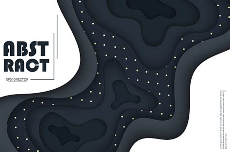 종이 잘라 모양3d 추상 배경 수직 배너입니다 0명에 대한 스톡 벡터 아트 및 기타 이미지 0명 개념 광고 Istock