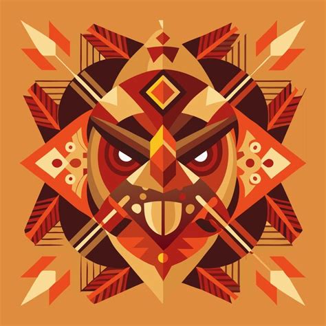Abstract Symmetrical Shapes 1 Premium Ai Generated Vector