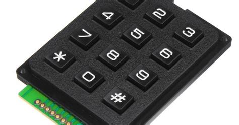 Keypad 3x4 Matrix Membrane MEMKEY3x4