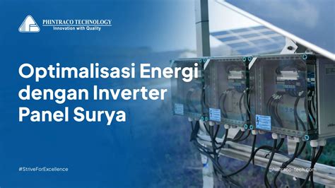 Inverter Panel Surya Optimalisasi Energi Matahari Phintraco Technology