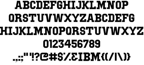 Download IBM Block Serif Font Fontsme Com