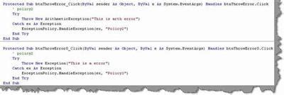 Exception Handling Using Enterprise Application Block CodeProject