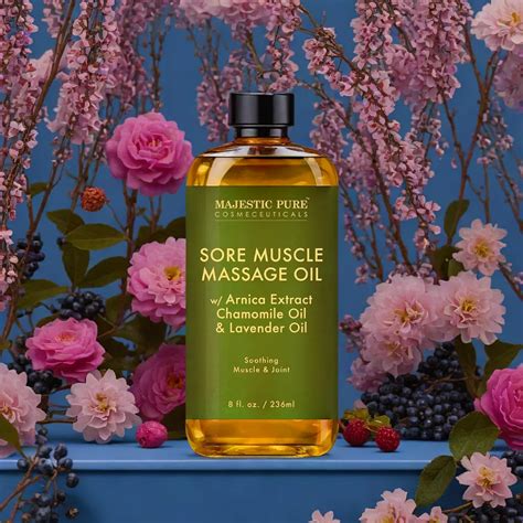 Majestic Pure Arnica Sore Muscle Massage Oil
