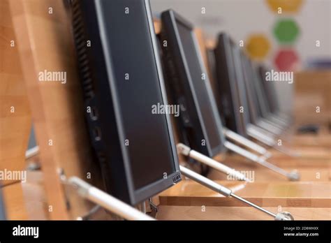 High School Computer Lab Classroom Is Still Empty After Months Of No
