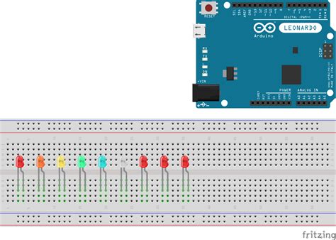 Arduino Led Chaser 5 Steps Instructables