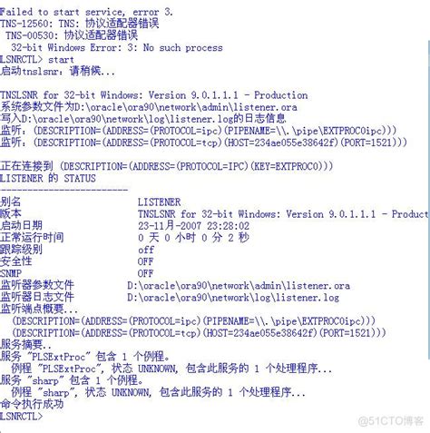 Sql Developer 连接 Oracle数据库 报错 Io 异常 The Network Adapter Could Not