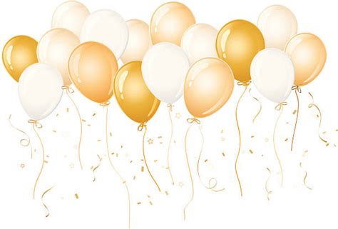 Royalty Free Gold Balloons Clip Art Vector Images And Illustrations Istock