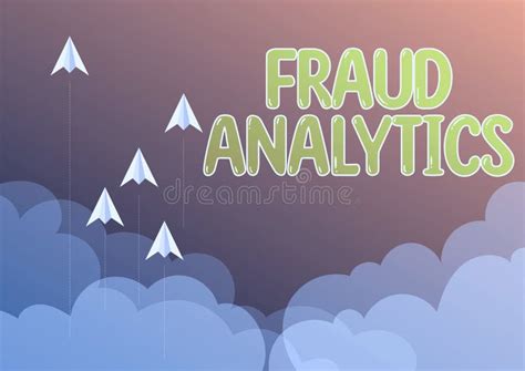 Handwriting Text Fraud Analytics Concept Meaning Identification Of Actual Or Expected Fraud To