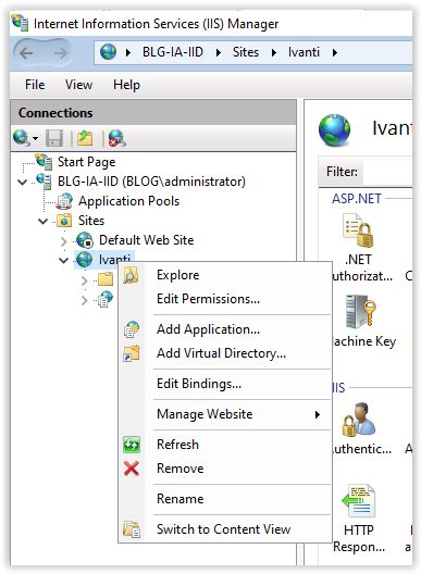Week 5 Internet Information Service Versus Ivanti Automation