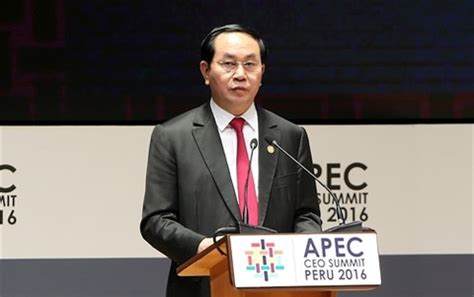 Chủ Tịch Nước Trần Đại Quang Phát Biểu Tại Phiên Bế Mạc Apec 2016 Báo