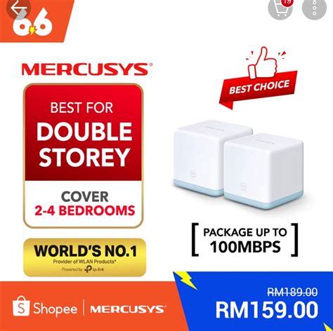 Mercusys Mesh Wifi Computers And Tech Parts And Accessories Networking On Carousell