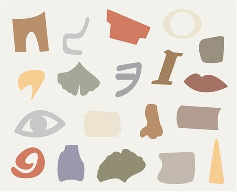 Premium Vector Hand Drawn Abstract Shapes Collection