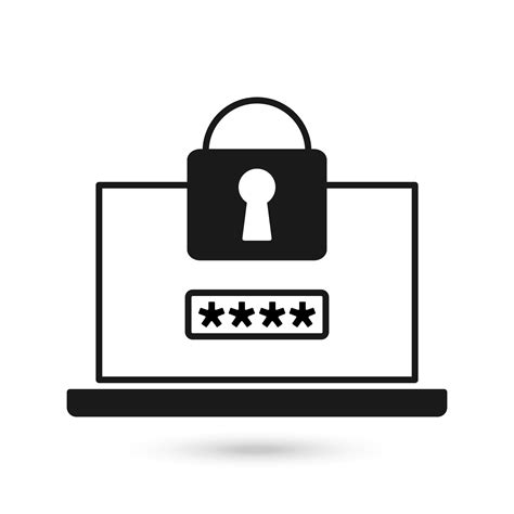 Data Security Concept Data Protection And Safe Work Flat Design Black Icon 4600911 Vector Art