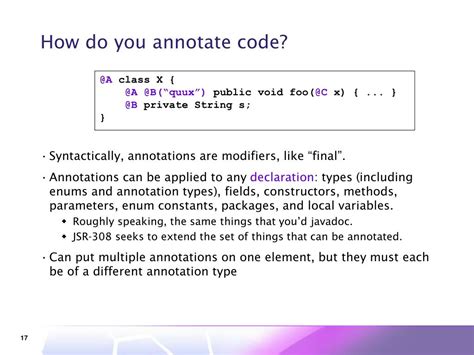 Ppt Java Annotations Powerpoint Presentation Free Download Id