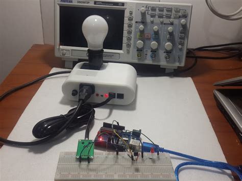 ir remote control and arduino control ac voltage device