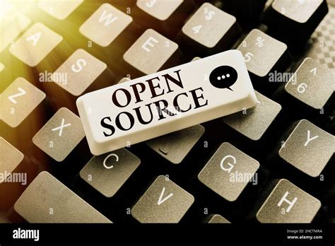 Text Showing Inspiration Open Source Business Concept Contains The Source Code That Can Be