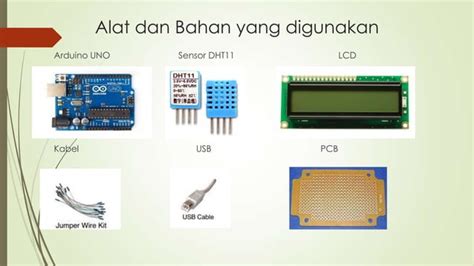 Humid And Temp Sensor Dht With Arduino Pptx