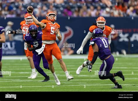 Sam Houston State Bearkats Quarterback Keegan Shoemaker 5 Passes