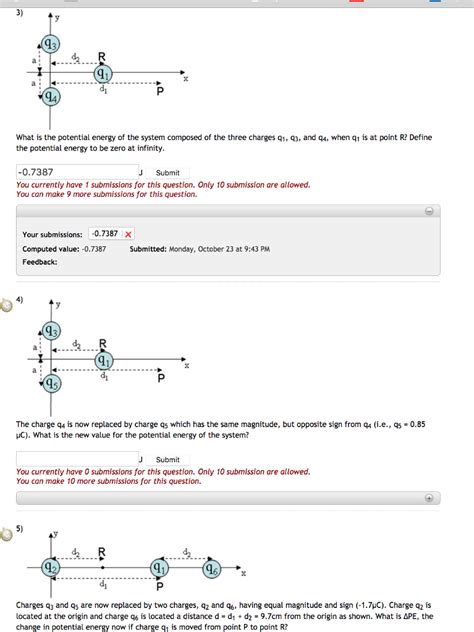 solved 2 3 4 5 6 a point charge q2 1 7 μc is fixed at the