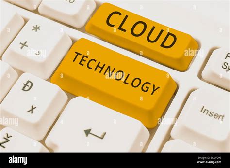 Conceptual Caption Cloud Technology Word For On Demand Availability Of