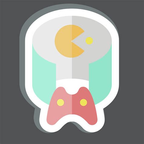 Sticker Vr Game Related To 3d Visualization Symbol Simple Design Editable Simple Illustration