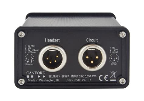 Tecpro Communication System Beltpack And Headsets Ip Rated