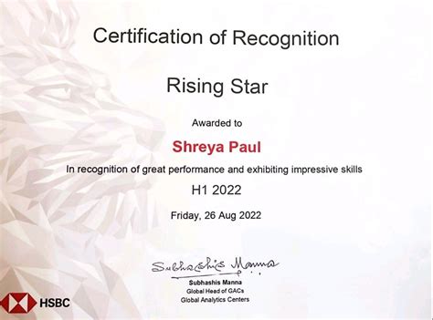 Dataanalytics Achievement Hsbcindia Analytics Career Shreya Paul 13 Comments