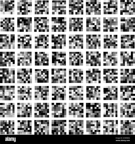 X Cube Square Geometric Arrangement Square Illustration Stock