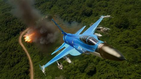 Myanmar Jf 17 သတင်းပျက်စီးရေး လေယာဉ်က ကချင်စခန်းကို ဖျက်ဆီးလိုက်သည်။ Arma Iii Machinima