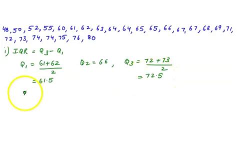 SOLVED C Calculate The Interquartile Range IQR IQR D Determine The Lower And Upper Limits