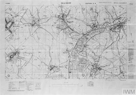 Trenches In Ww1 Map Trench Map Thiepval Wood Somme Battle