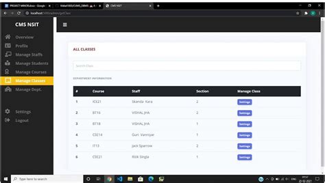 College Management System Project Using Node Js And MySQL
