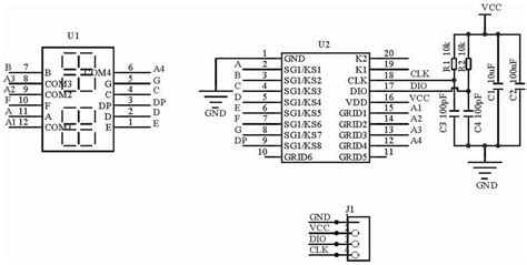 Hiletgo 2 Piezas 0 36 «4 Dígitos Tubo Led Segmento Pantalla Módulo Rojo ánodo Común Tm1637