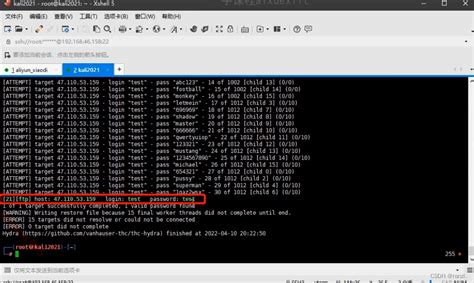 Ftp Rdp Ssh Rsync Proftpd Libssh Openssh Hydra
