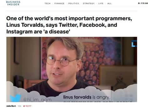 127 Best Linus Torvalds Images On Pholder Linuxmasterrace Linuxmemes And Linux