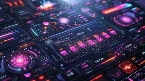Visual Representation Of Advanced Data Analytics And Interactive Dashboard Features In A Digital