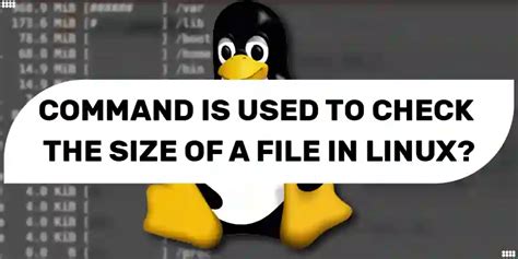 Which Command Is Used To Check The Size Of A File In Linux Its Linux Foss