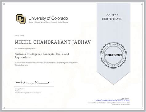 Nikhil Jadhav On Linkedin Businessintelligence Coursera Continuouslearning Dataanalytics