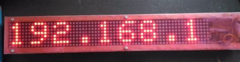 Wifi Enabled Pixel LED Matrix Display Embedded Lab