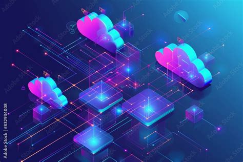 Cloud Architecture Blueprint Layered Diagram With Infrastructure