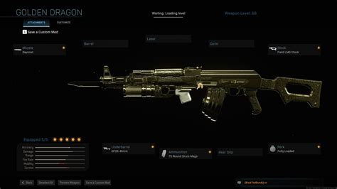 The New Golden Dragon Ak Blueprint Becomes Fully Gold With Gold Camo