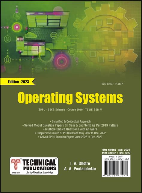 Operating Systems For Sppu 19 Course Te Sem V It 314442